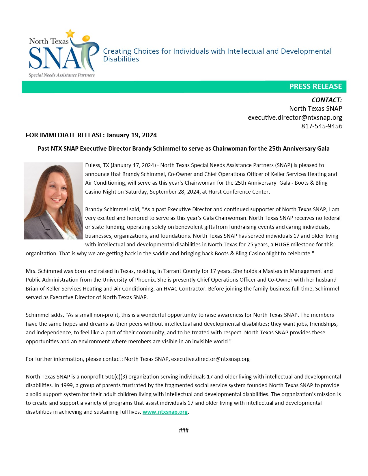 Events - North Texas Snap